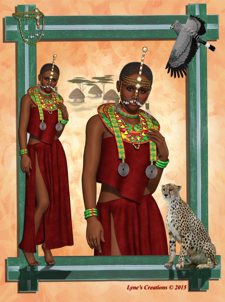 Maasai Bride By Lyne | HiveWire 3D Community