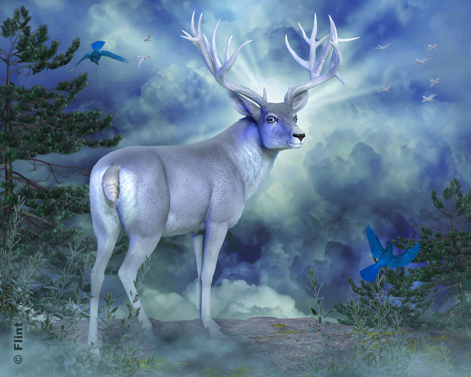 The Magnificent Silver Stag.jpg | HiveWire 3D Community